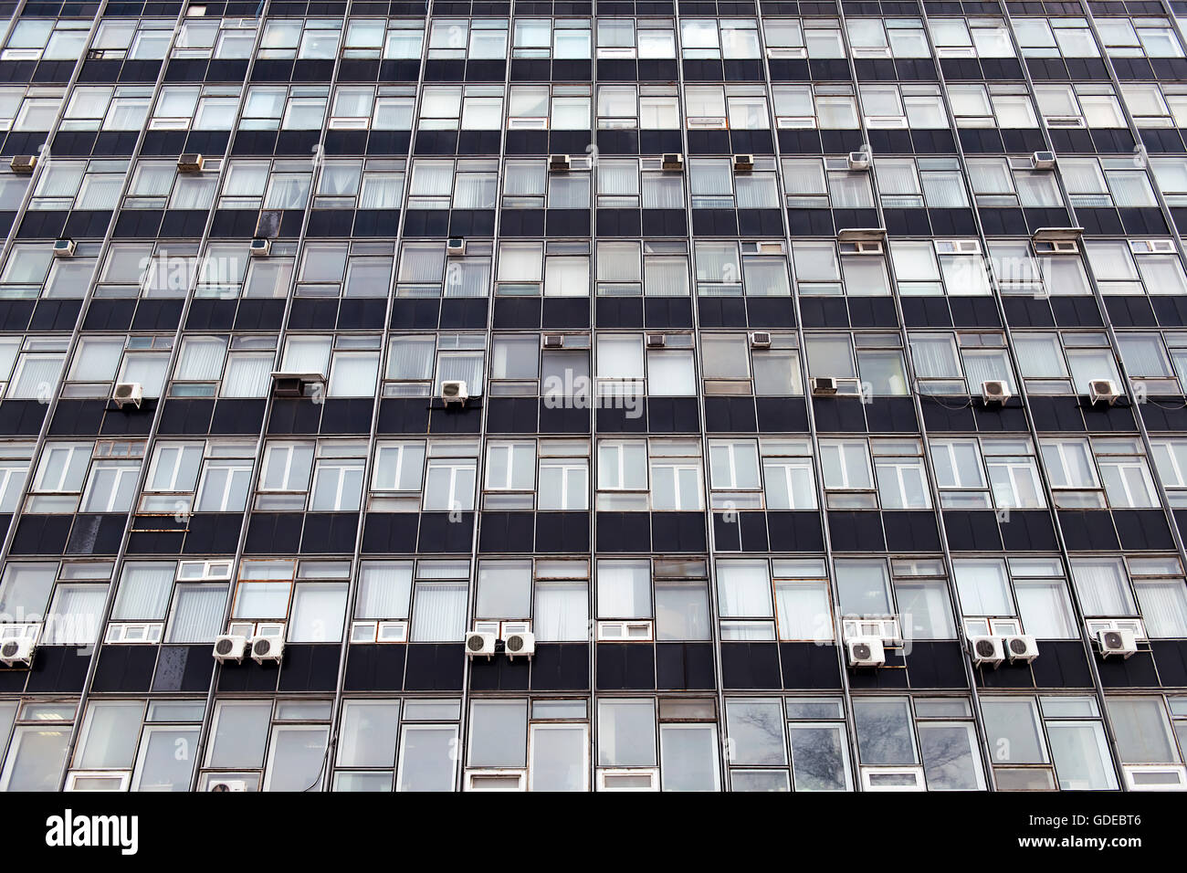 Facade of the old office building in the background Stock Photo - Alamy