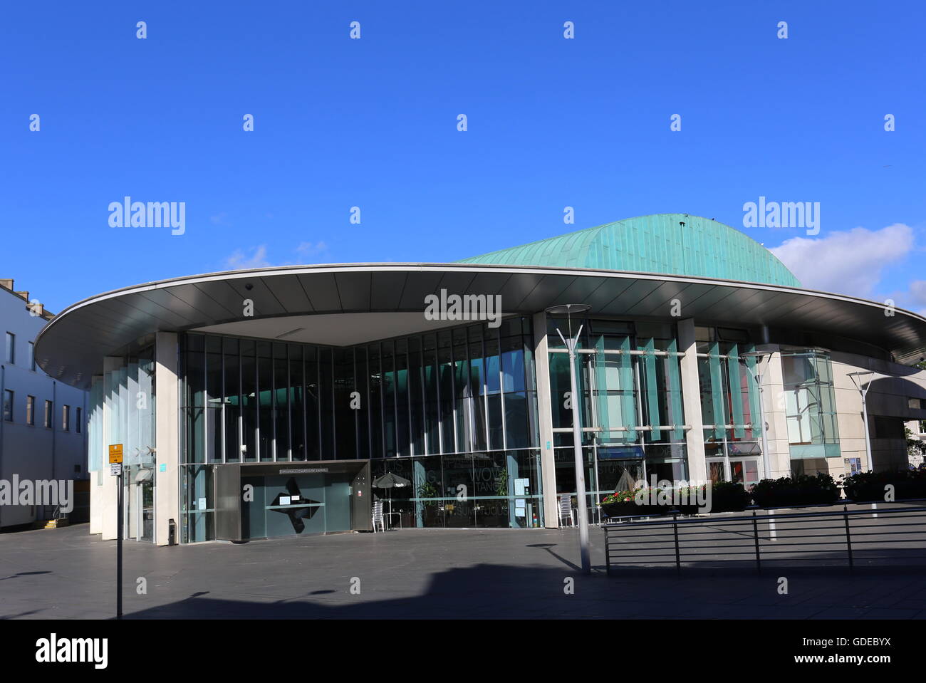 Exterior of Perth Concert Hall Scotland July 2016 Stock Photo - Alamy