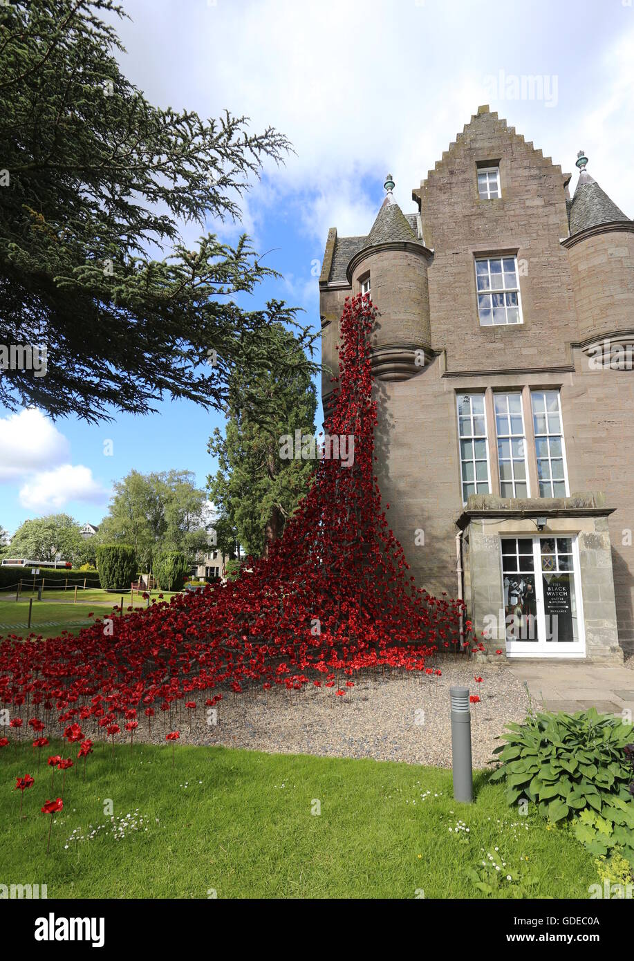 Poppies Weeping Window by Paul Cummins, Artist, and Tom Piper, Designer ...