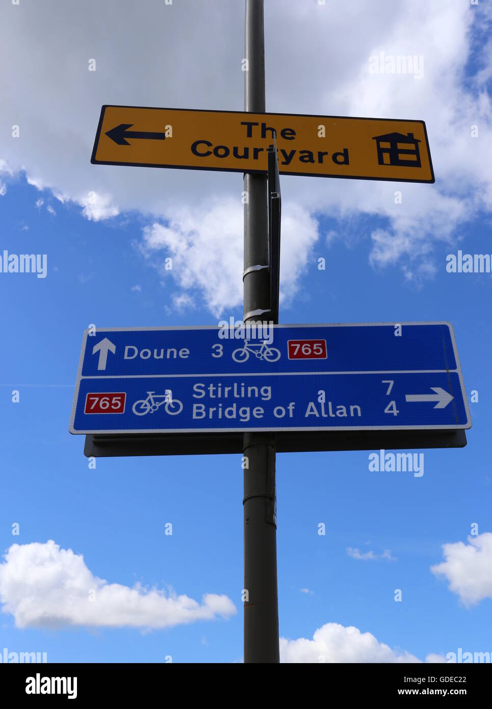 National cycle route sign hi-res stock photography and images - Alamy