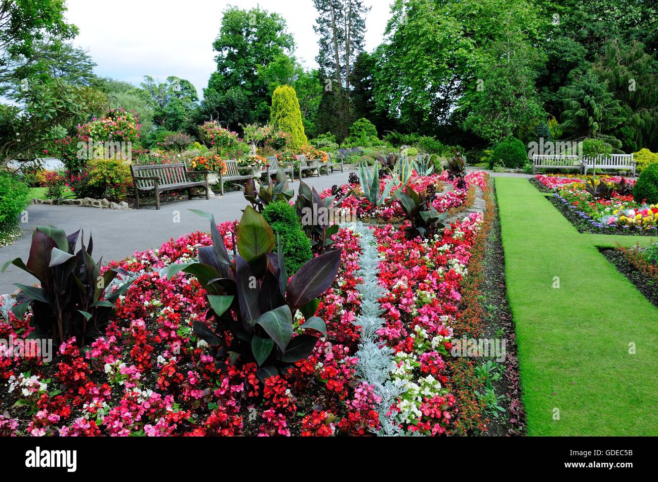 Singleton Park Botanical Gardens Sketty Swansea Glamorgan Wales Stock ...