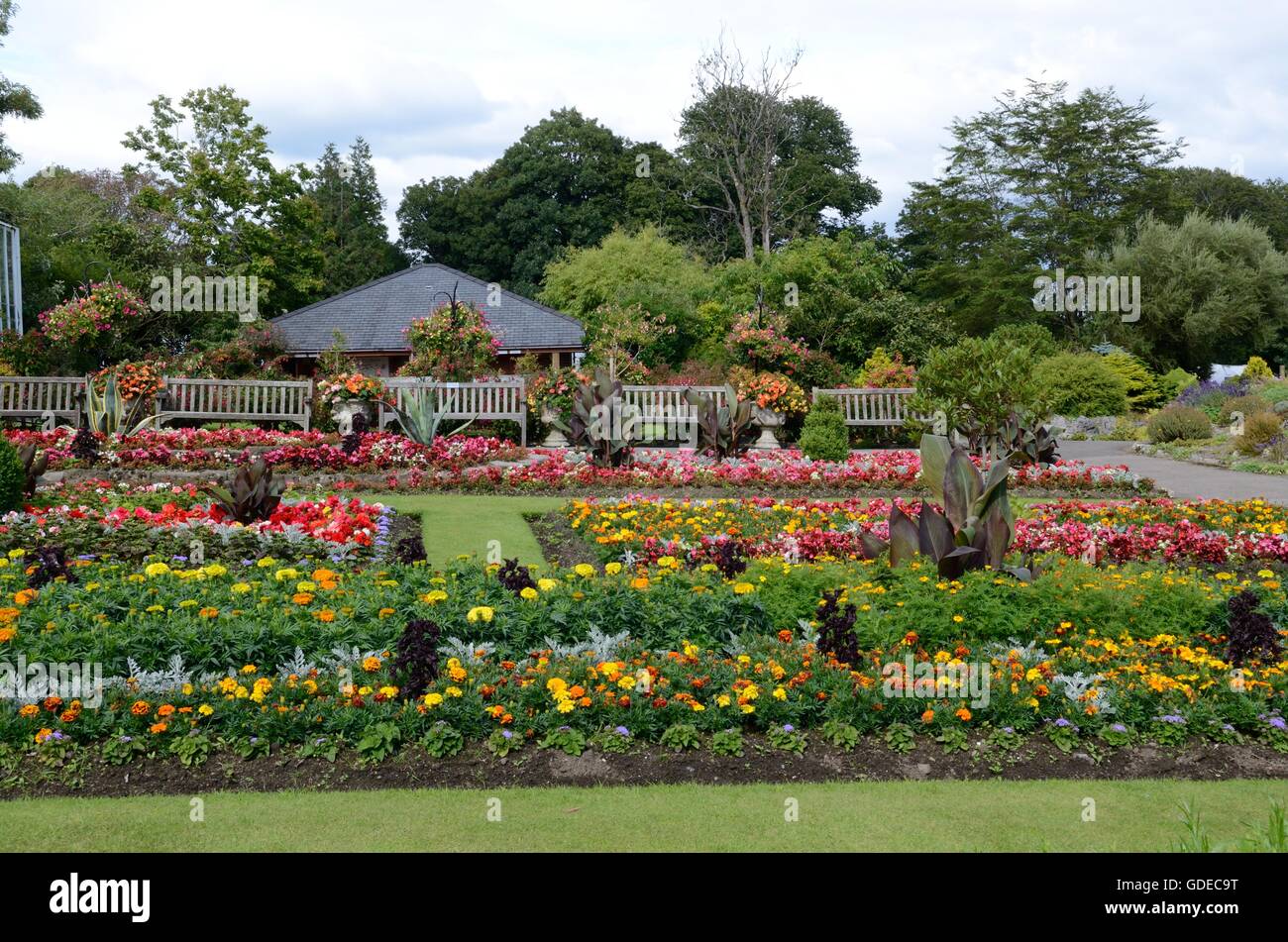 Singleton Park Botanical Gardens Sketty Swansea Glamorgan Wales Stock ...