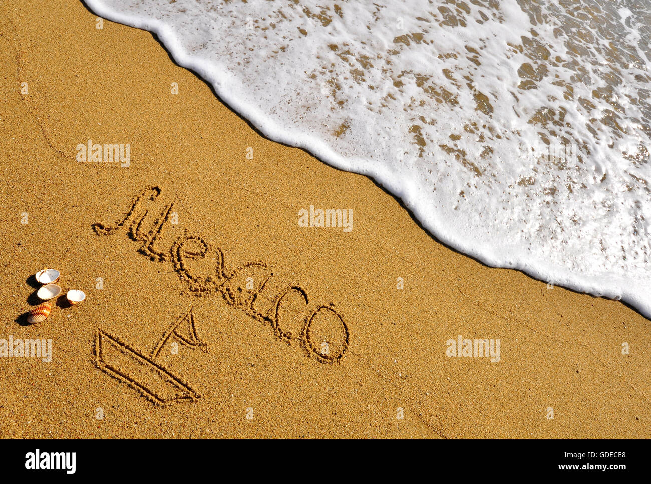 Mexico summer beach Stock Photo - Alamy