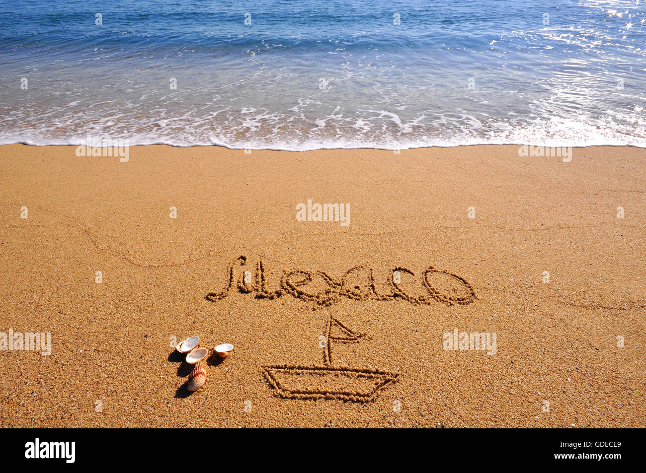 Mexico summer beach Stock Photo - Alamy