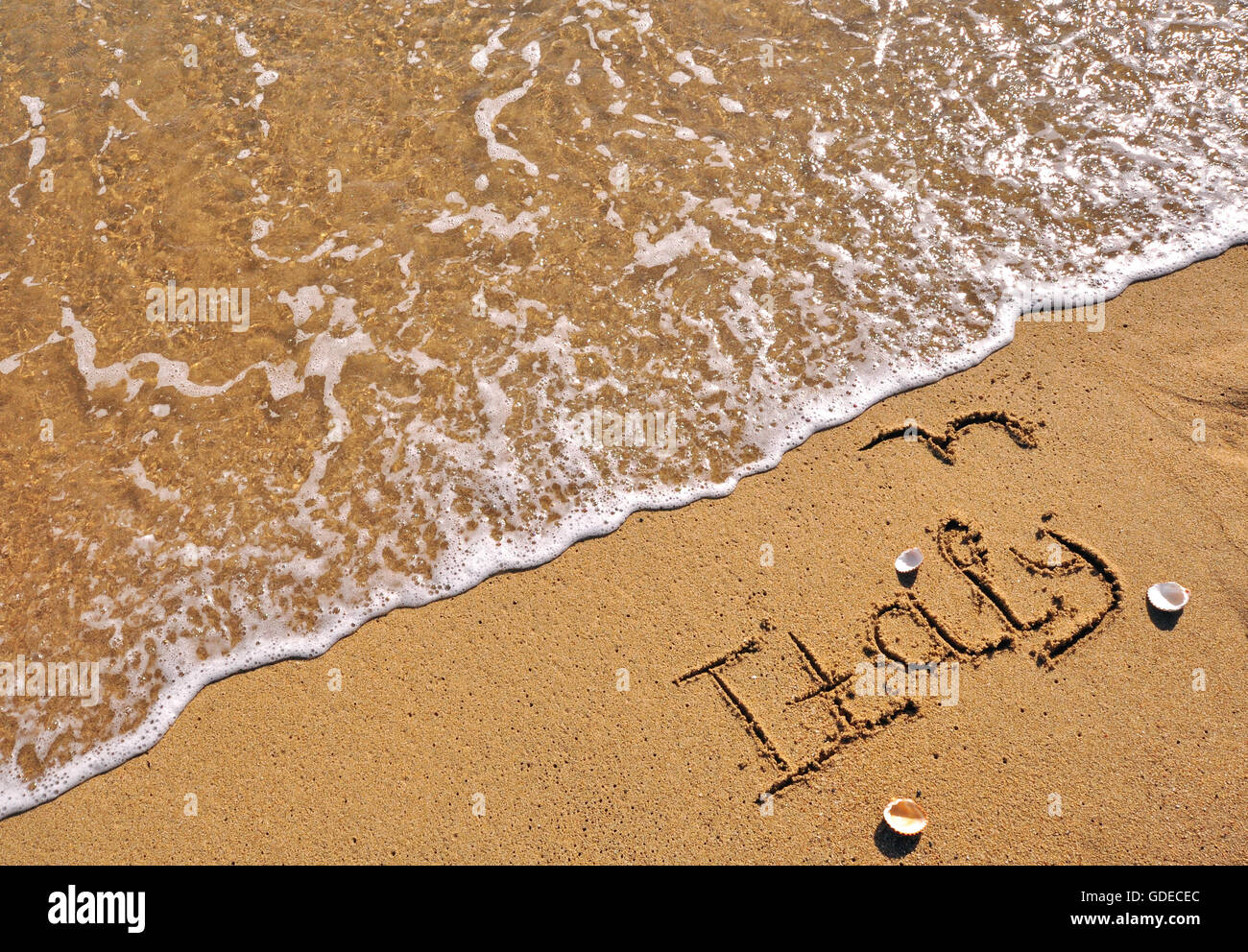 Italian beach sign hi-res stock photography and images - Alamy