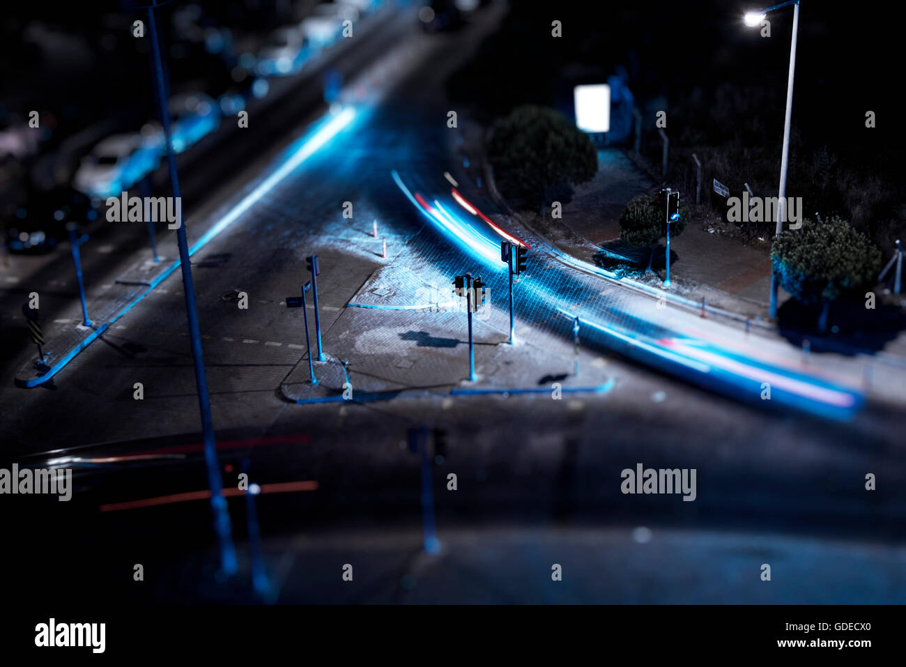 Night top view hi-res stock photography and images - Alamy