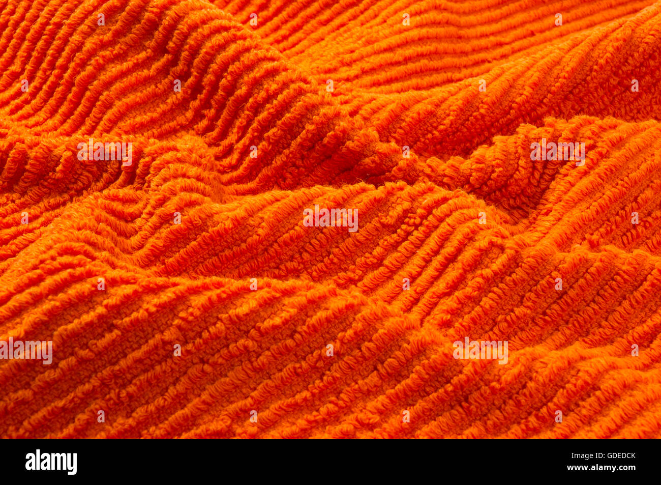 colour background orange fluffy towel, texture, closeup Stock Photo - Alamy