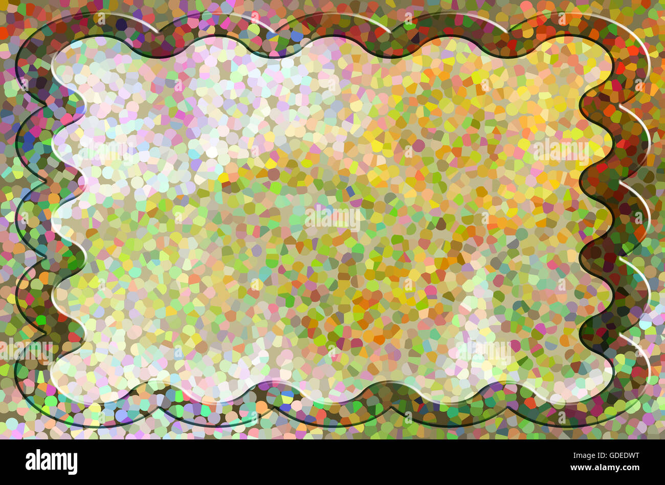 Romantic sweet colourful blank or empty picture or frame background ...