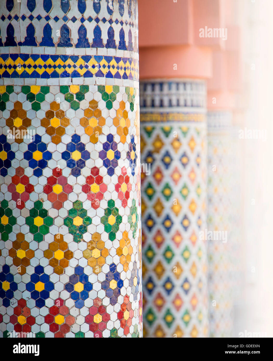 Colorful building pillars pillar hi-res stock photography and images ...