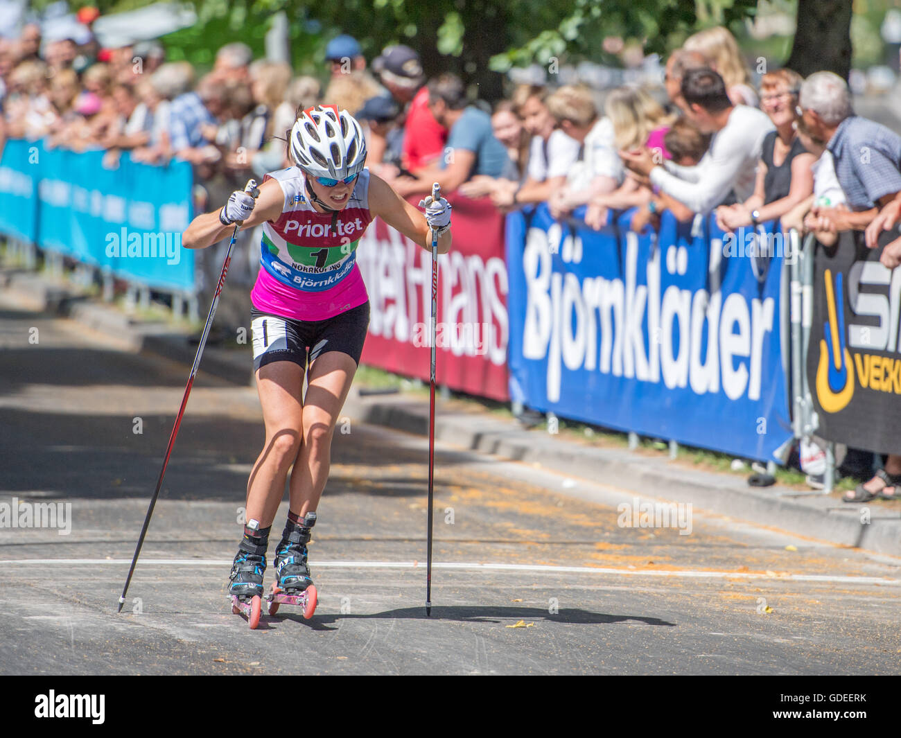 Swedish championships in roller skiing during Swedish championship week ...