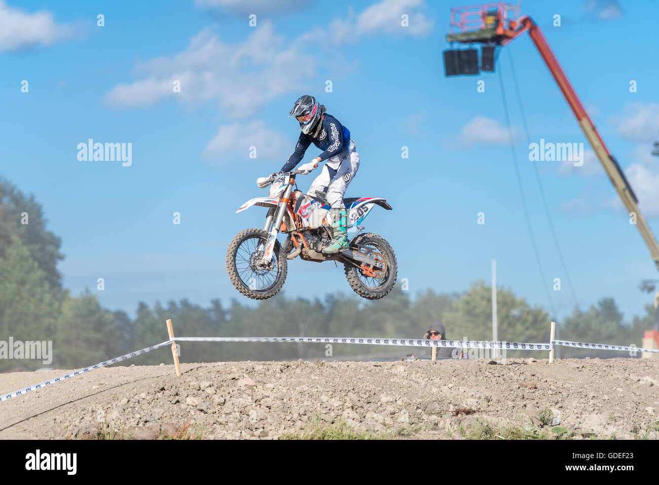 Swedish championship in Superenduro at Kråkvilan motor stadium in ...