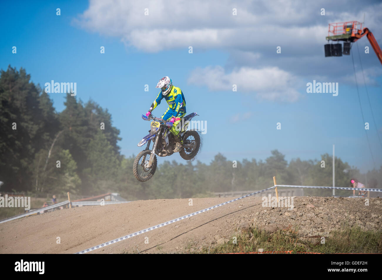 Swedish championship in Superenduro at Kråkvilan motor stadium in ...