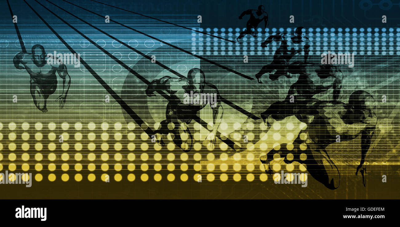 Dynamic Technology and Automated System of the Future Stock Photo - Alamy