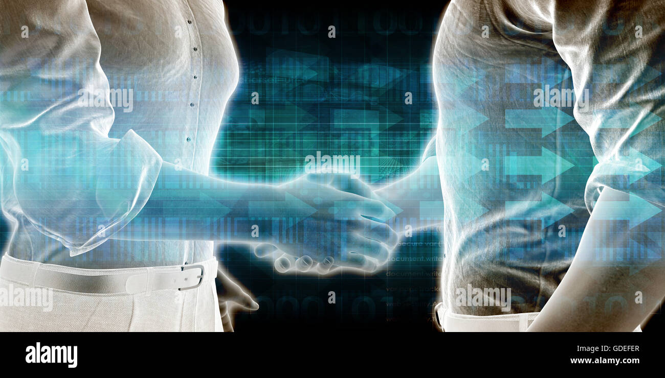 Successful Partnership and Business Collaboration as Concept Stock ...