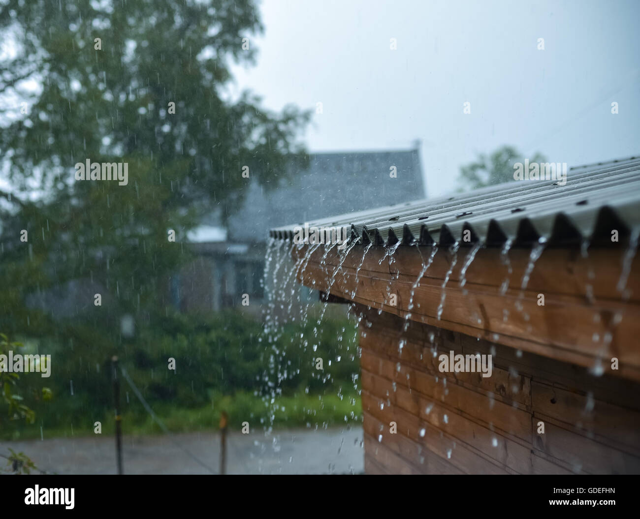 Rainwater flowing into house drain hi-res stock photography and images ...