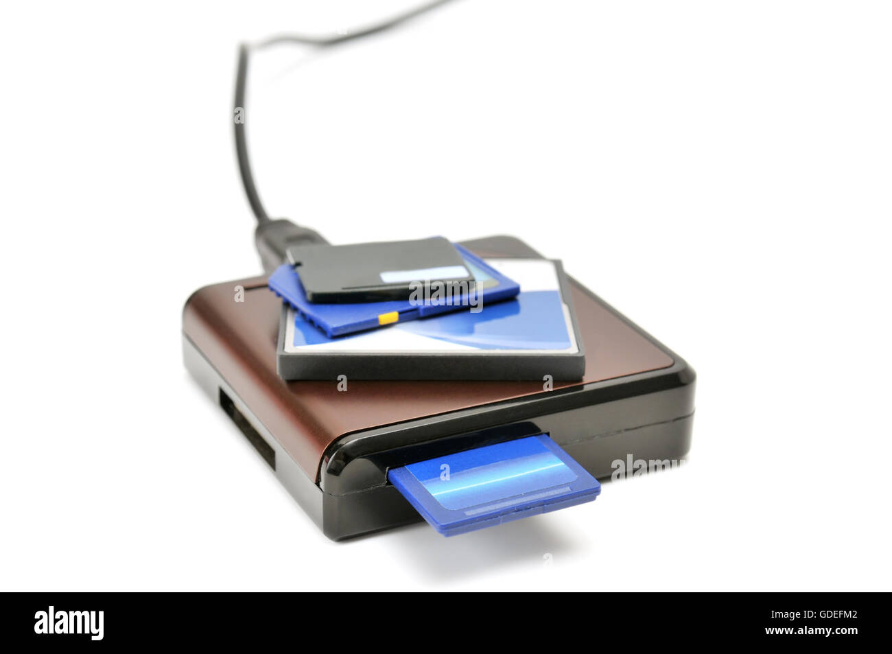 card-reader isolated on a white Stock Photo - Alamy