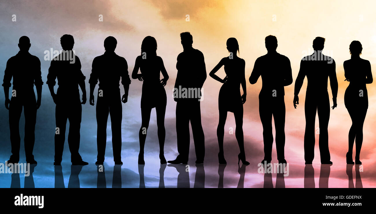 Power posing business hi-res stock photography and images - Alamy