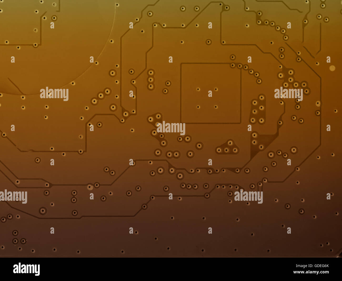 Abstract silver gold disk pattern technology background Stock Photo - Alamy