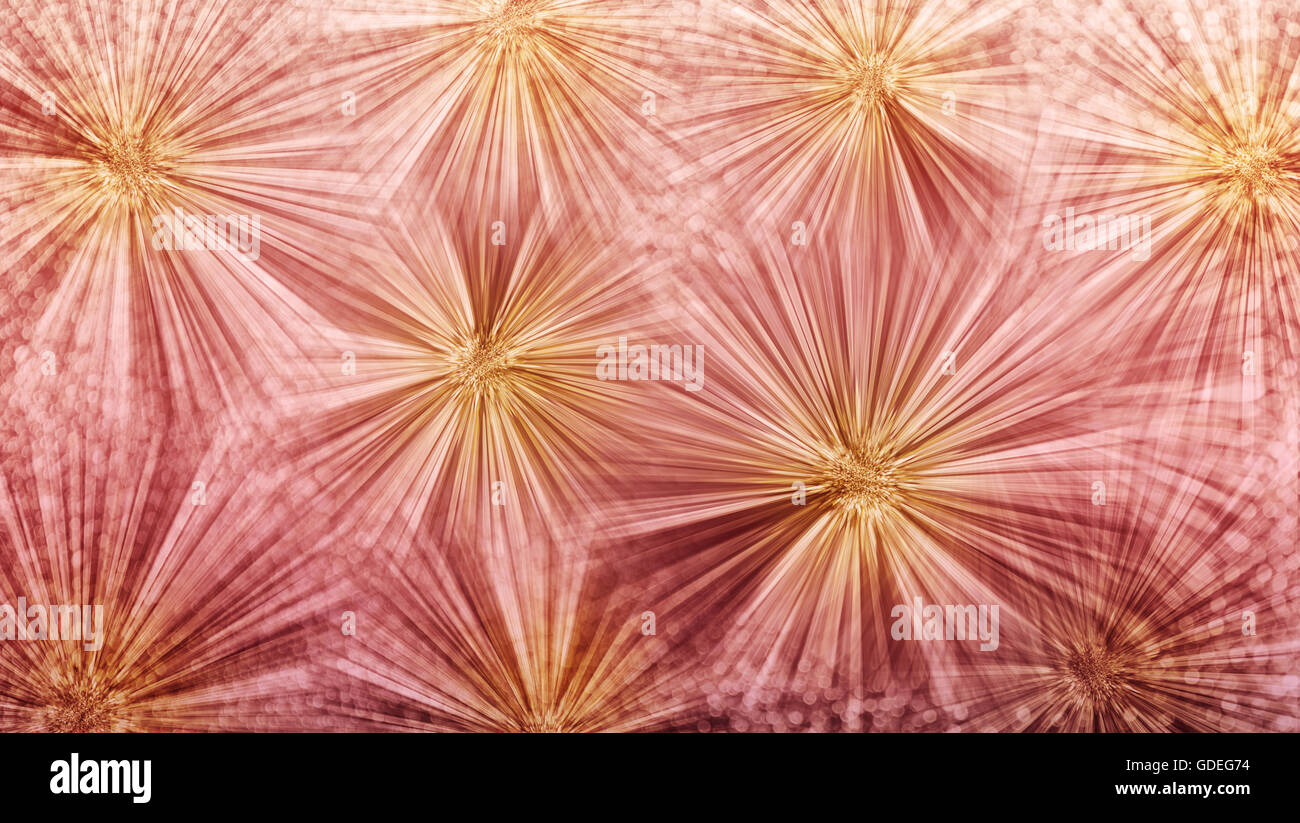 Classic vintage abstract golden pink flower luxury glitter background ...