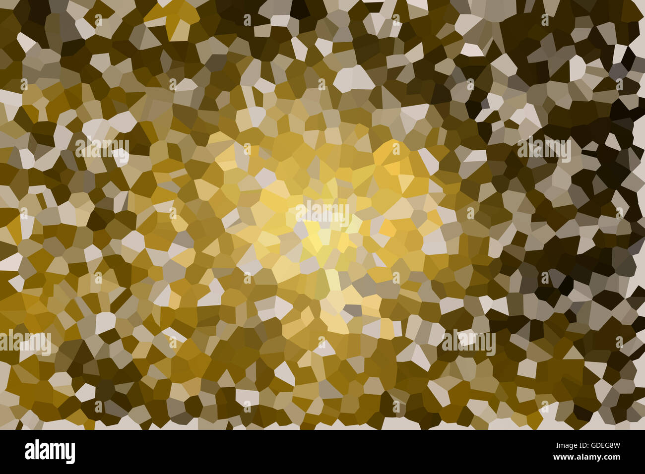 Crystallize abstract background in pastel yellow gold brown colour tone ...
