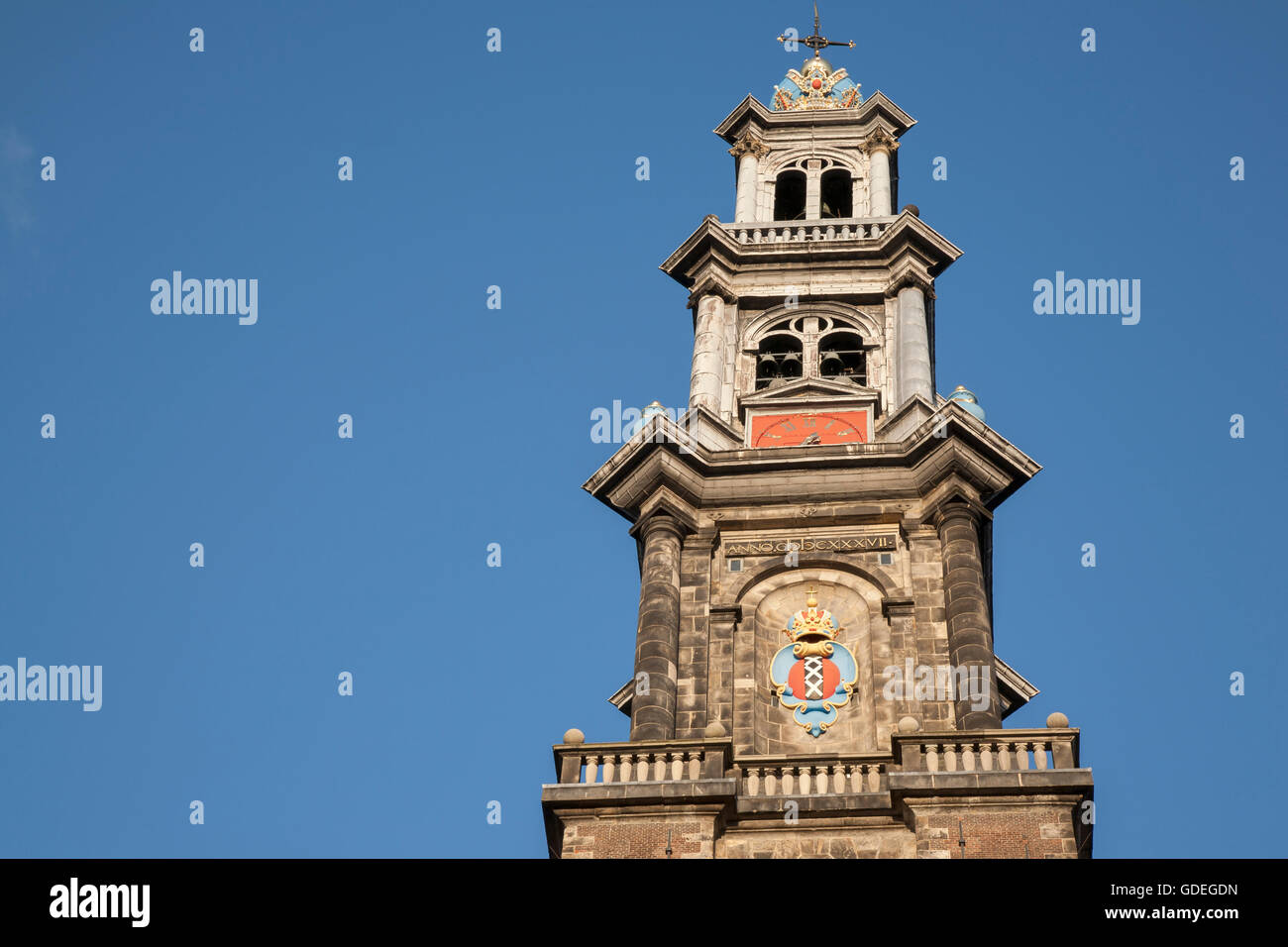 Westerkerk Church, Jordan District, Amsterdam, Holland Stock Photo - Alamy