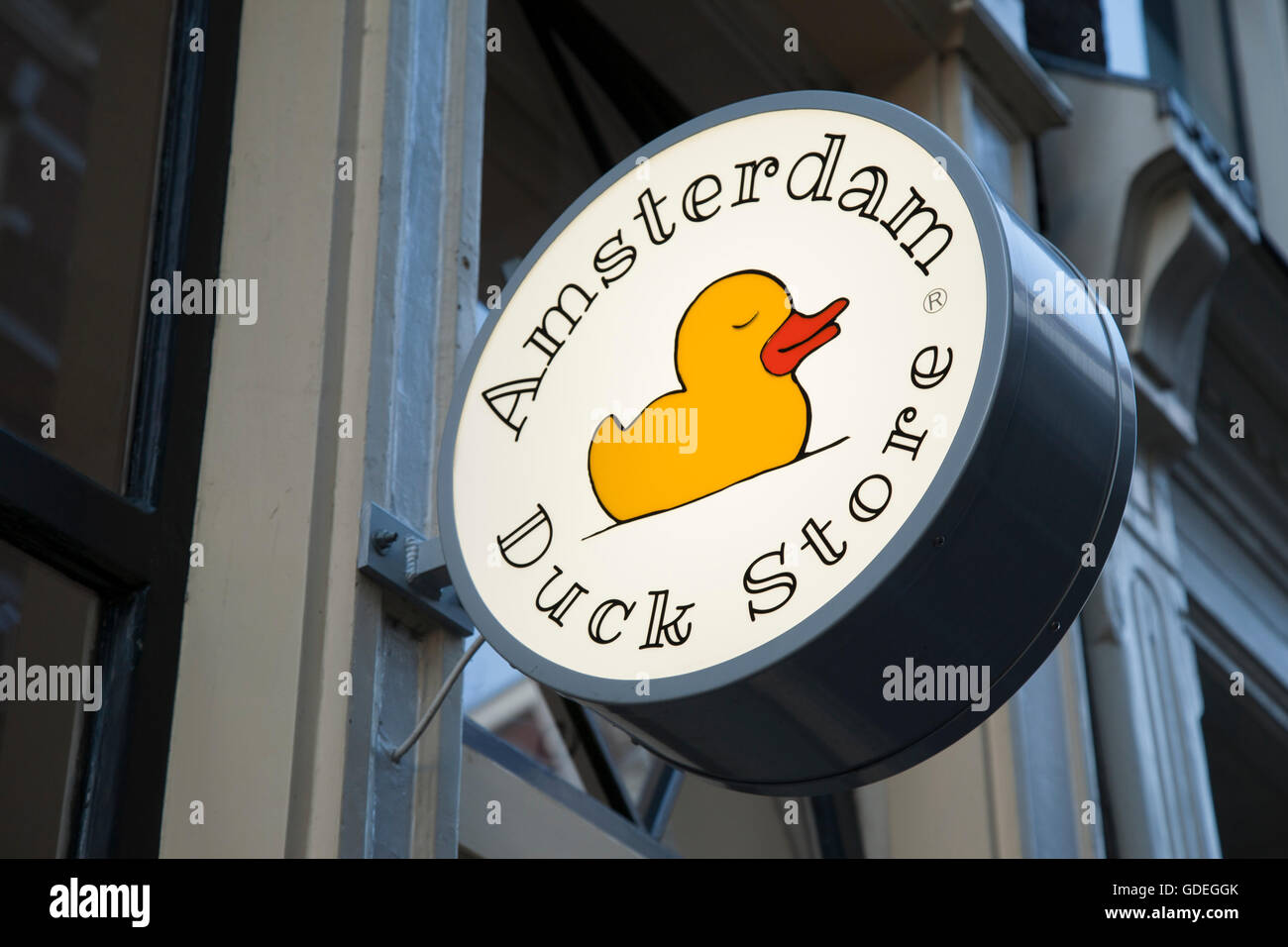 Amsterdam Duck Store Sign, Holland, Netherlands Stock Photo - Alamy