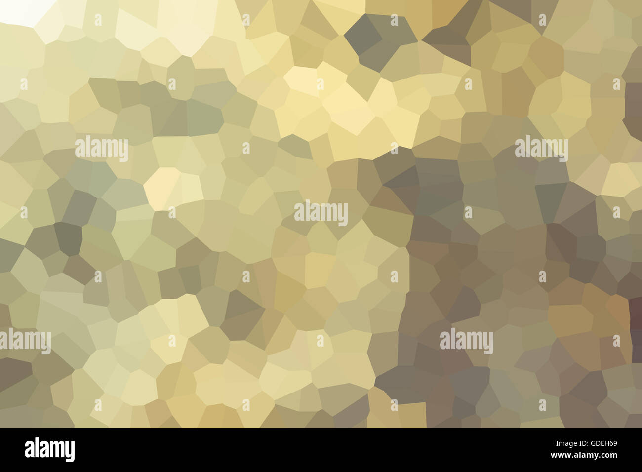 Colourful crystallize abstract background in soft yellow cream and ...