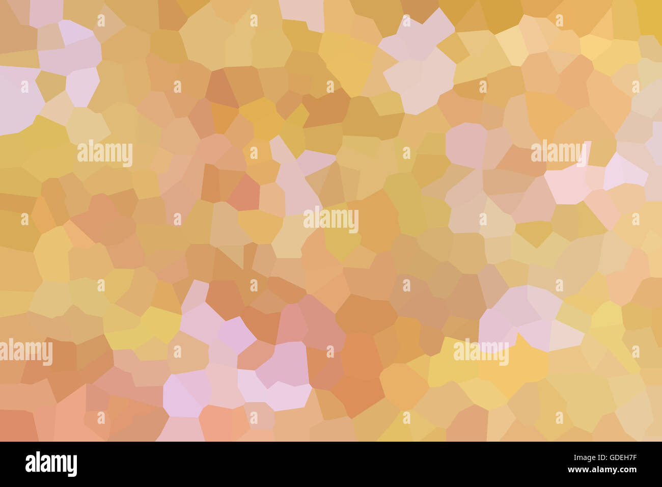 Colourful crystallize abstract background in soft yellow cream and ...