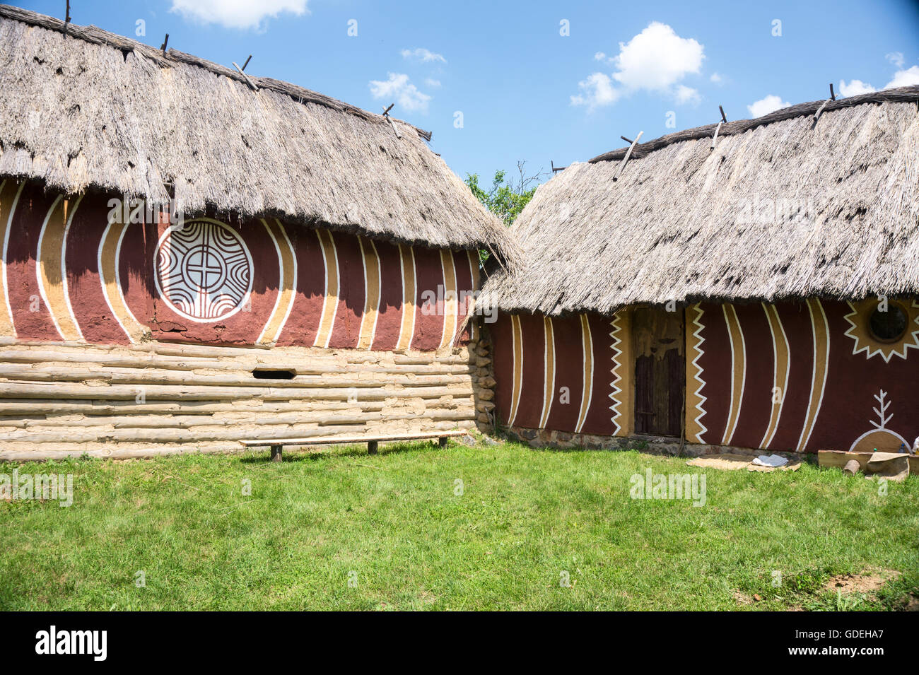 Renovated house of Trypillian culture Stock Photo - Alamy