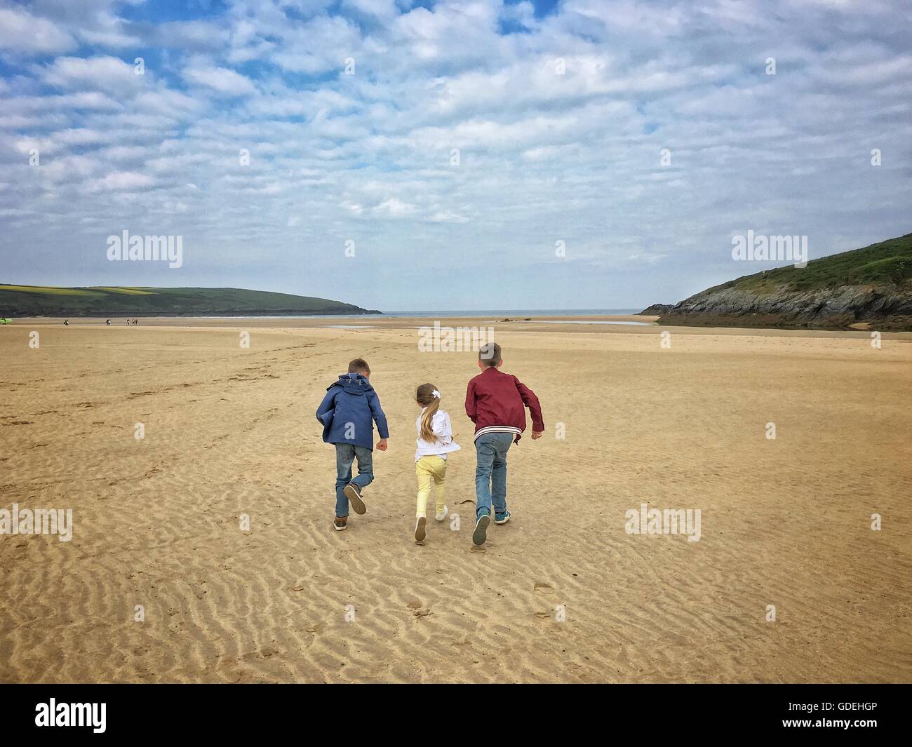 Three boys only jogging hi-res stock photography and images - Alamy