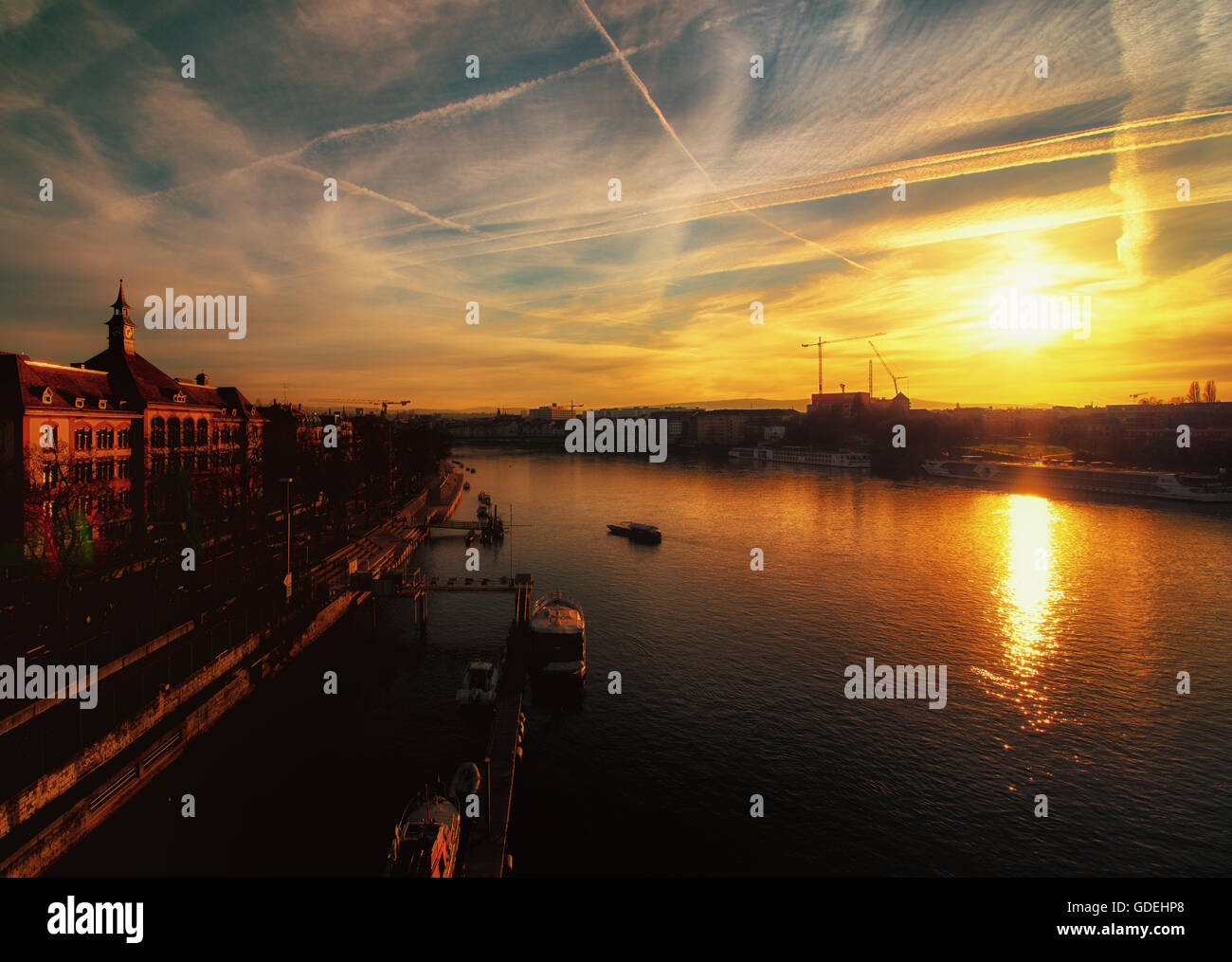 Basel skyline hi-res stock photography and images - Alamy