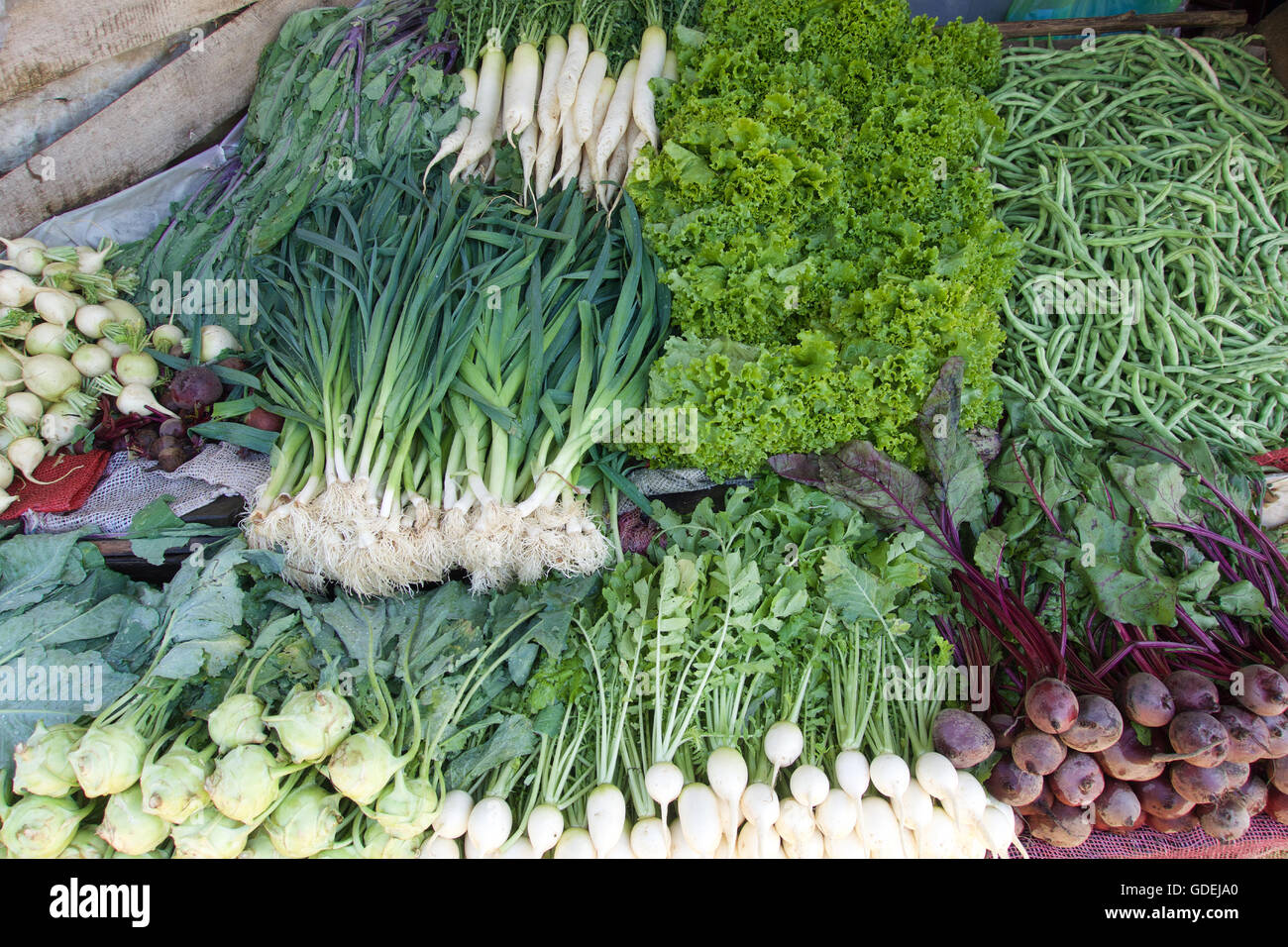 Close-up of vegetables in market, Sri Lanka Stock Photo - Alamy