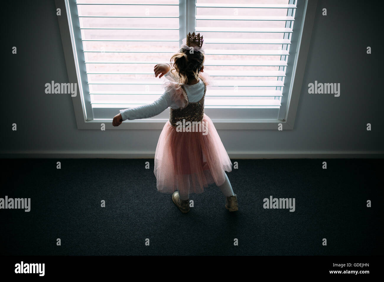 Child in costume dancing on hi-res stock photography and images - Alamy