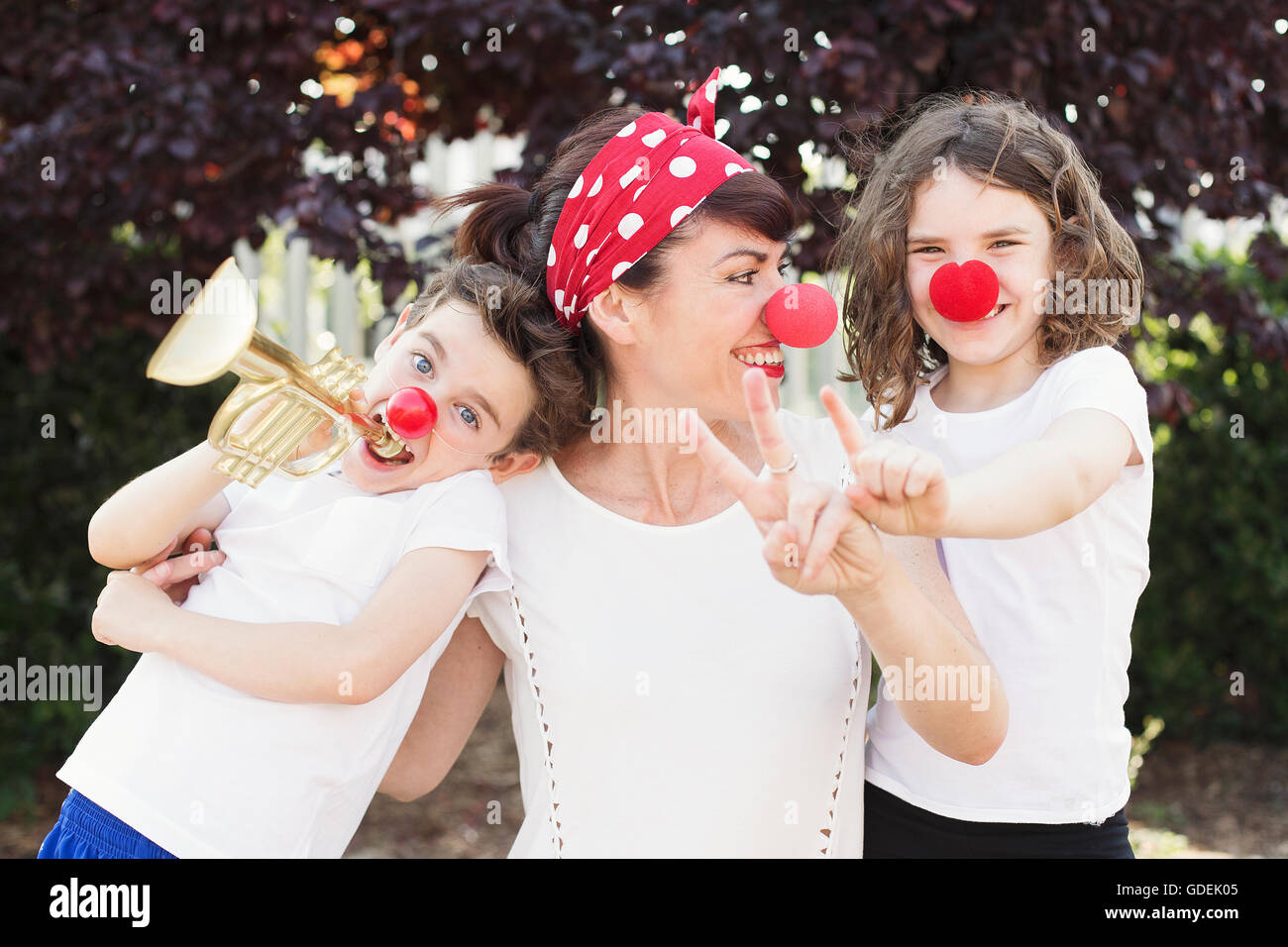 Smiling mother son daughter hi-res stock photography and images - Alamy