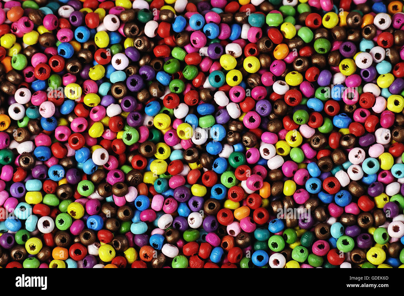 Pile of balls of bead suitable for Background and texture Stock Photo ...