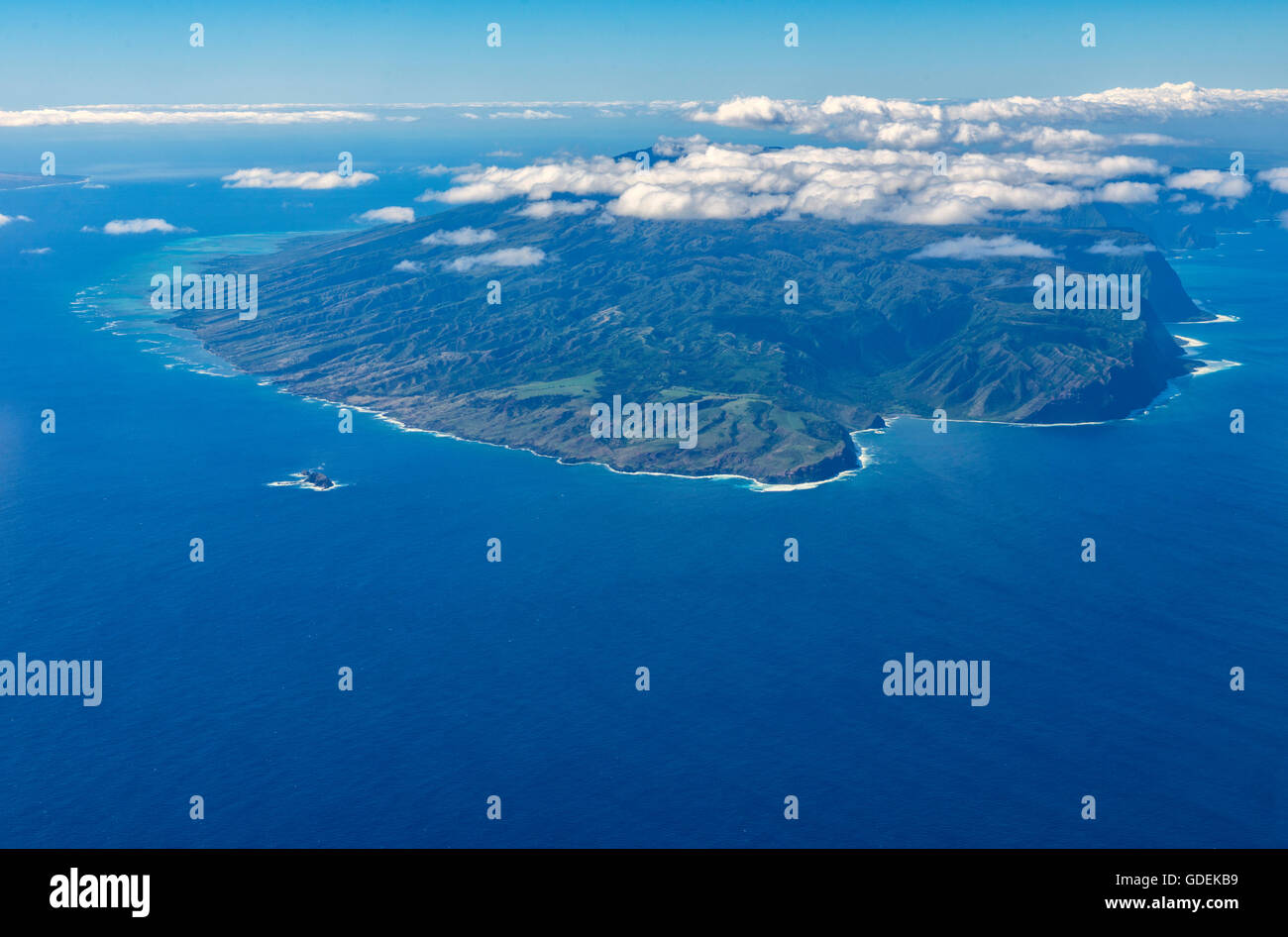 Aerial molokai hawaii hi-res stock photography and images - Alamy