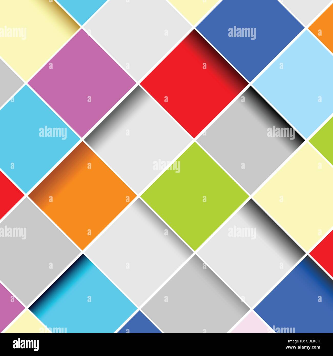 abstract squares background art vector illustration color Stock Vector ...