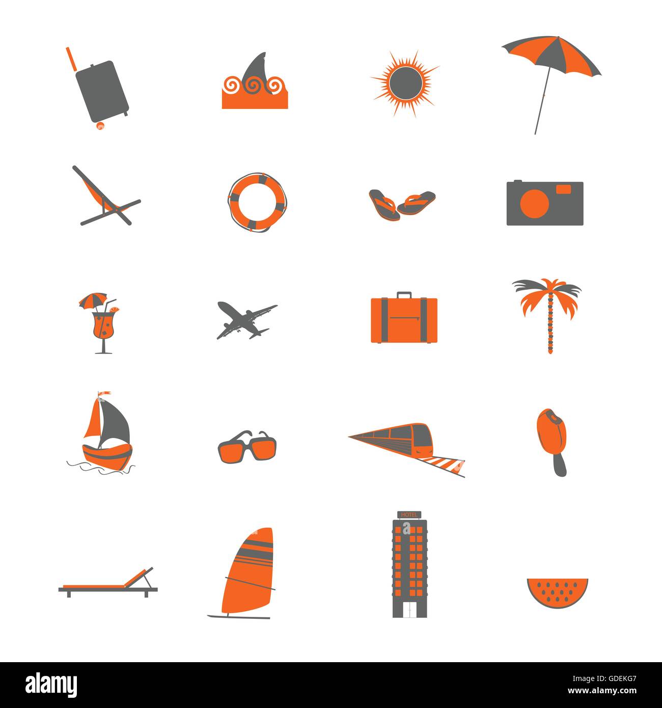 travel object vector illustration Stock Vector Image & Art - Alamy