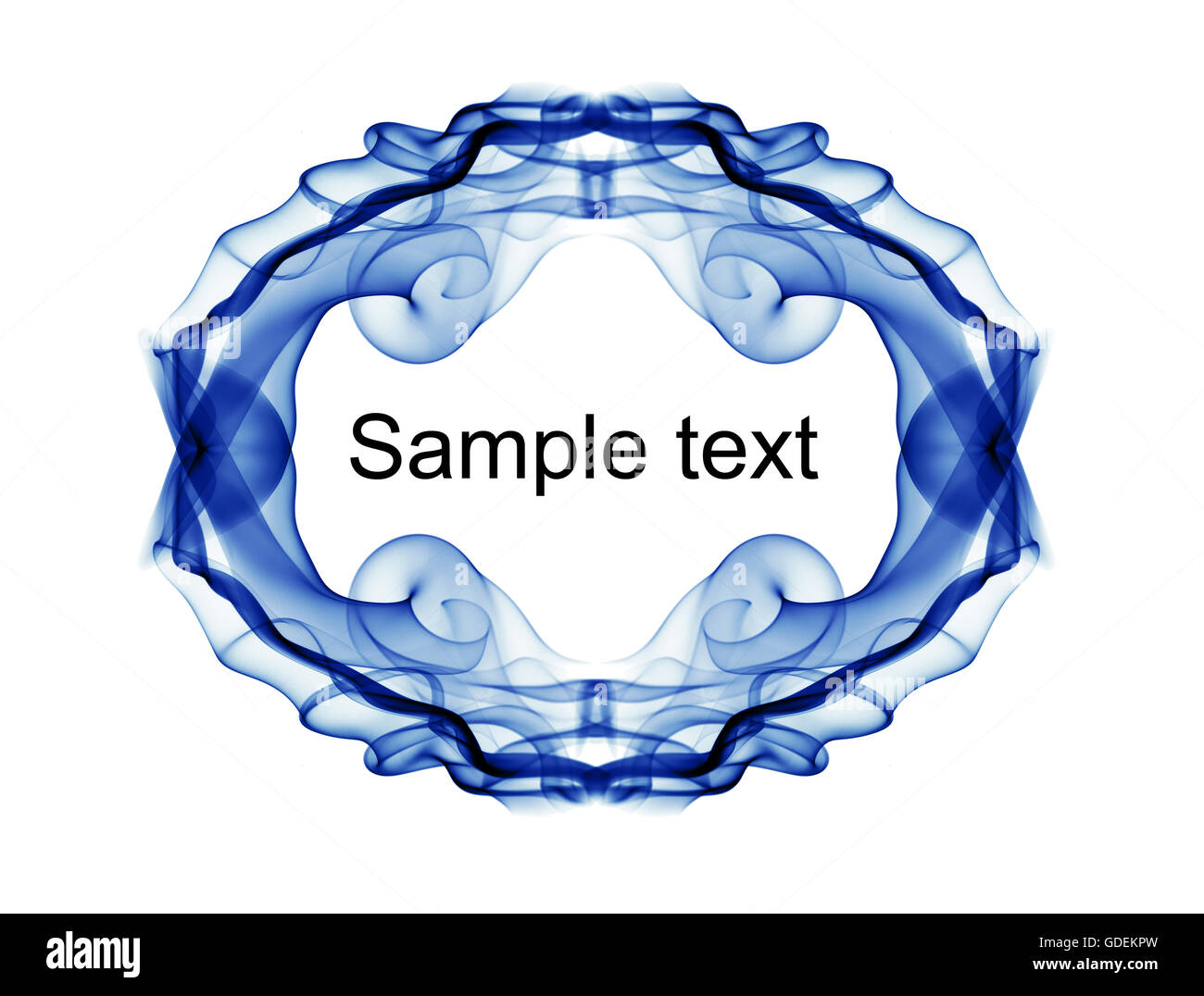 Abstract frame with space for text made of smoke Stock Photo - Alamy