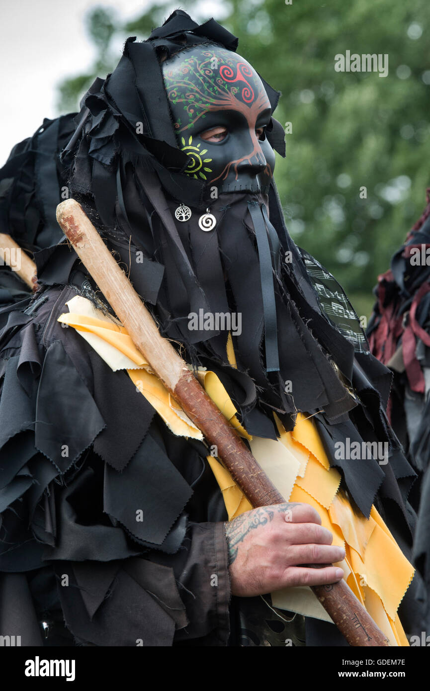 Traditional english dancing tewkesbury medieval hi-res stock ...