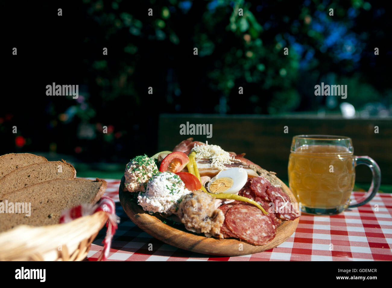 Typical carinthian snack, Carinthia, Austria Stock Photo - Alamy