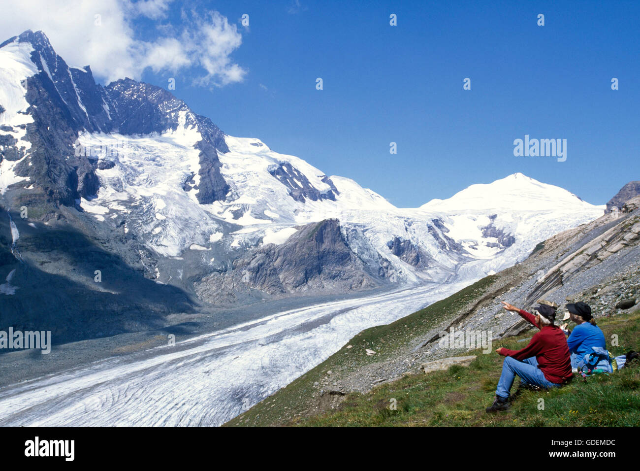 Mount Grossglockner, Pasterze Glacier, Hohe Tauern National Park ...