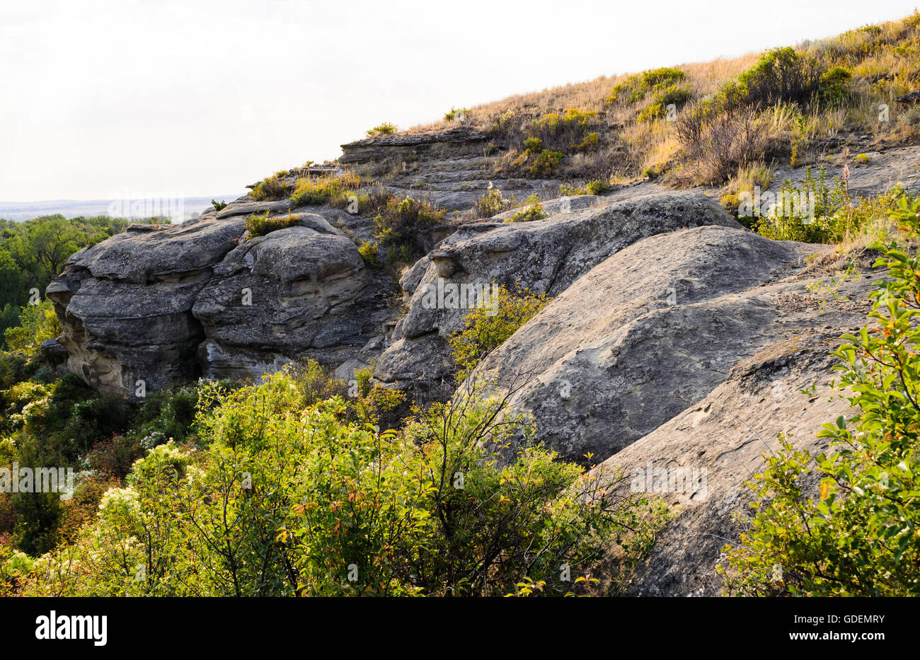 Pompeys Pillar National Monument Stock Photo - Alamy