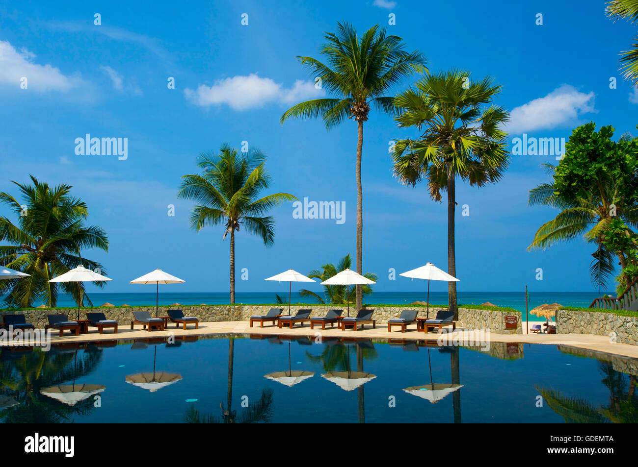 The Chedi Hotel at Pansea Beach, Phuket Island, Thailand Stock Photo ...