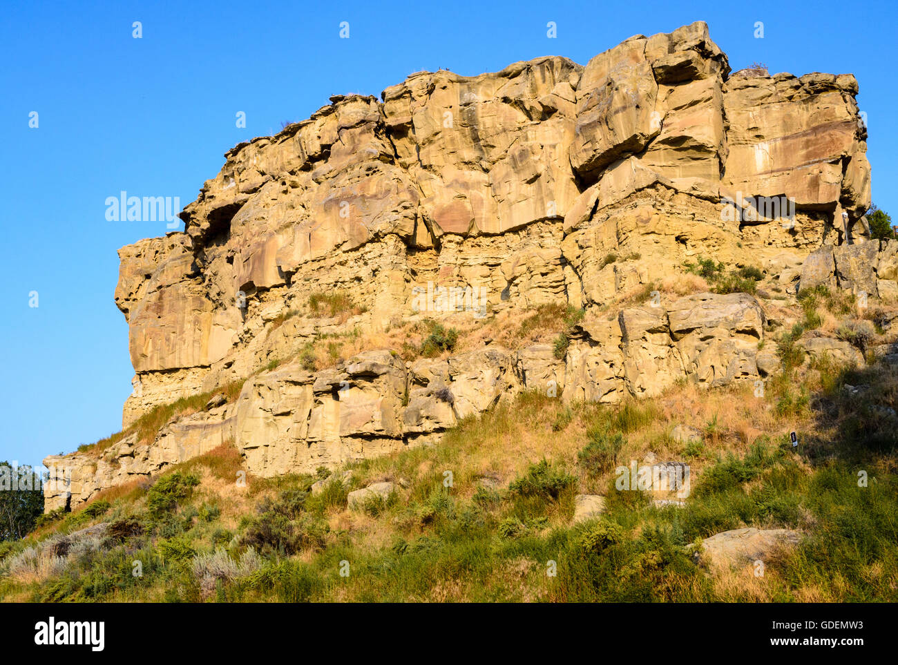 Pompeys Pillar National Monument Stock Photo - Alamy