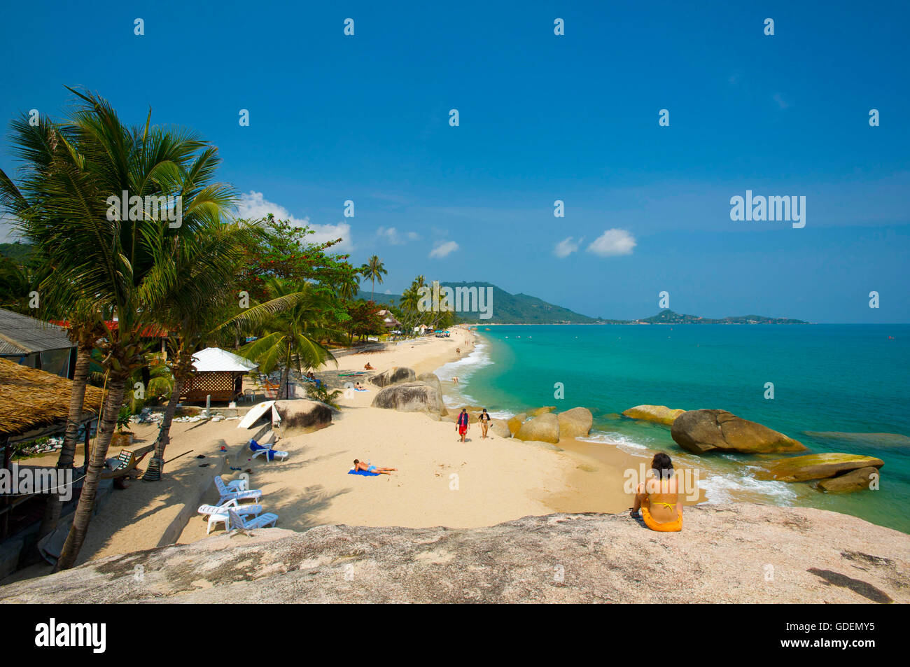 Lamai Beach, Ko Samui Island, Thailand Stock Photo - Alamy