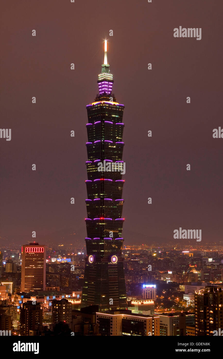 Taipeh Tower 101, Taipeh, Taiwan Stock Photo - Alamy