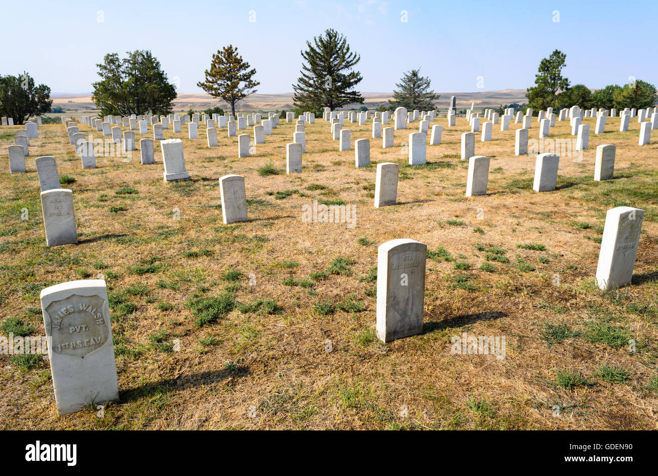 Custer battlefield cemetery hi-res stock photography and images - Alamy