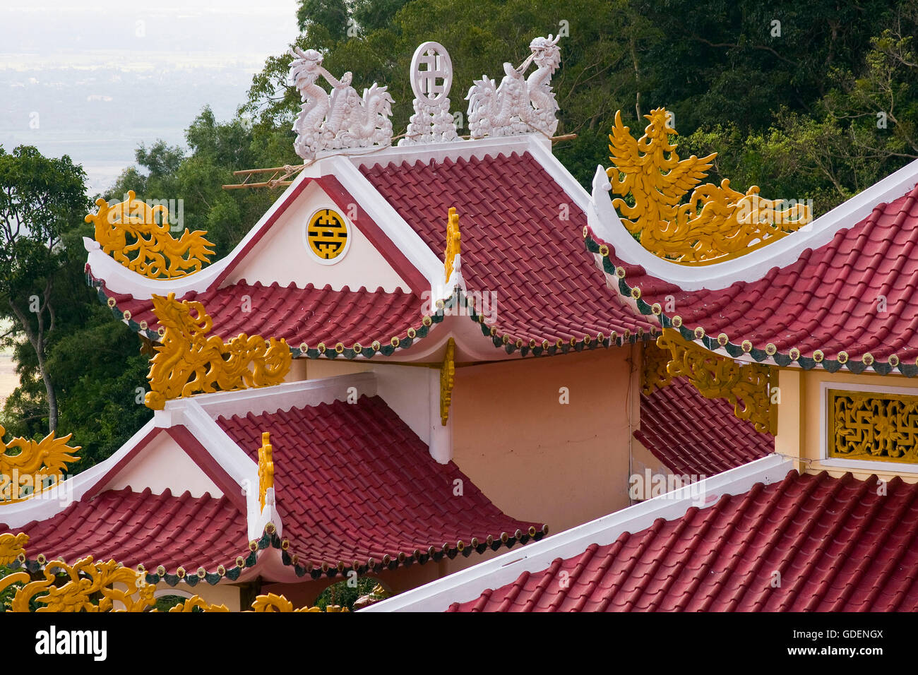 Pagoda at cao dai temple High Resolution Stock Photography and Images - Alamy