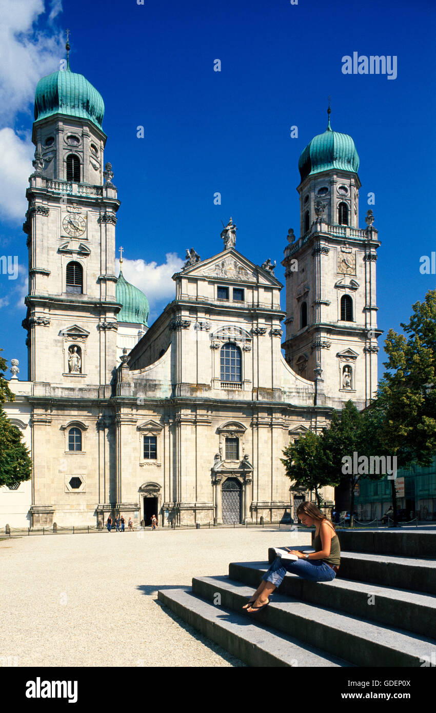 Cathedral, Passau, Lower Bavaria, Bavaria, Germany Stock Photo - Alamy